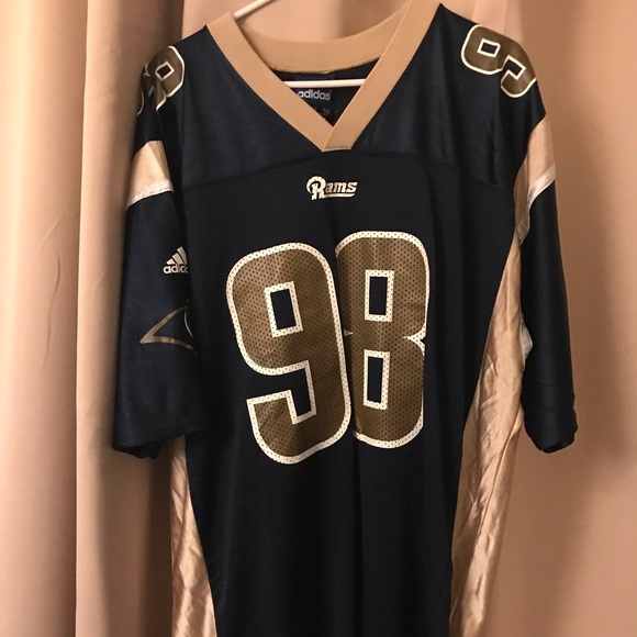 adidas | Shirts | Grant Wistrom Vintage Rams Adidas Jersey | Poshmark